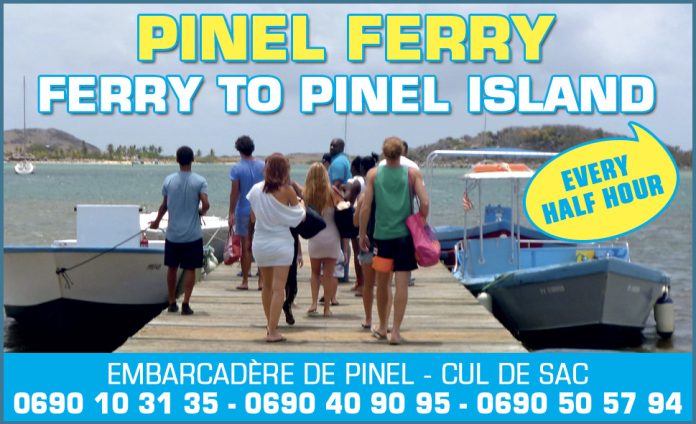Pinel Island Ferry - SXM MAP