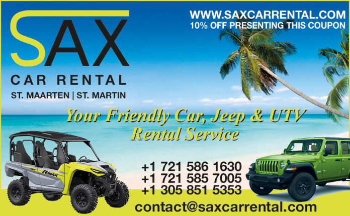 Sax Car Rental - SXM MAP